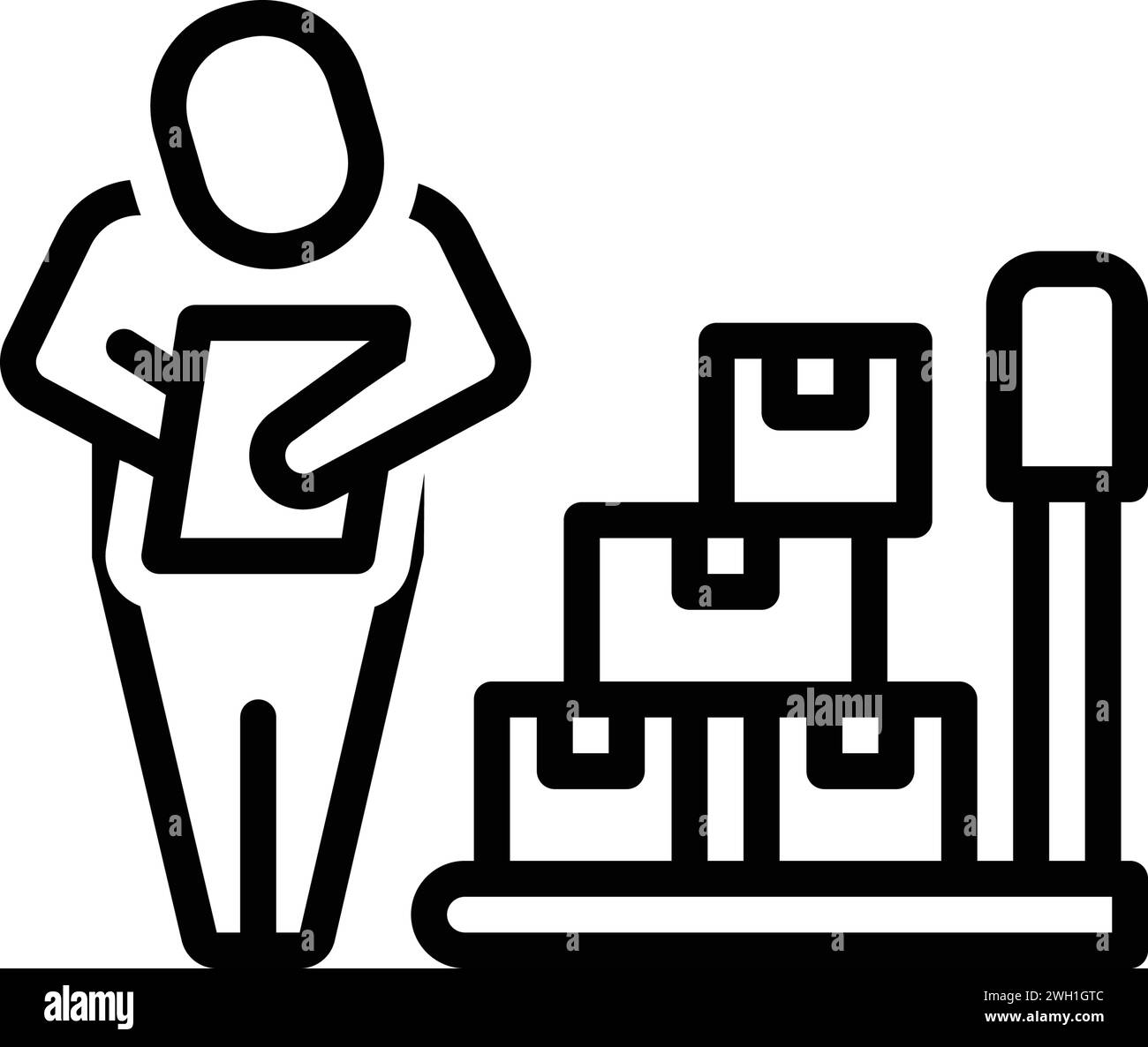 Icon for checking,check Stock Vector Image & Art - Alamy