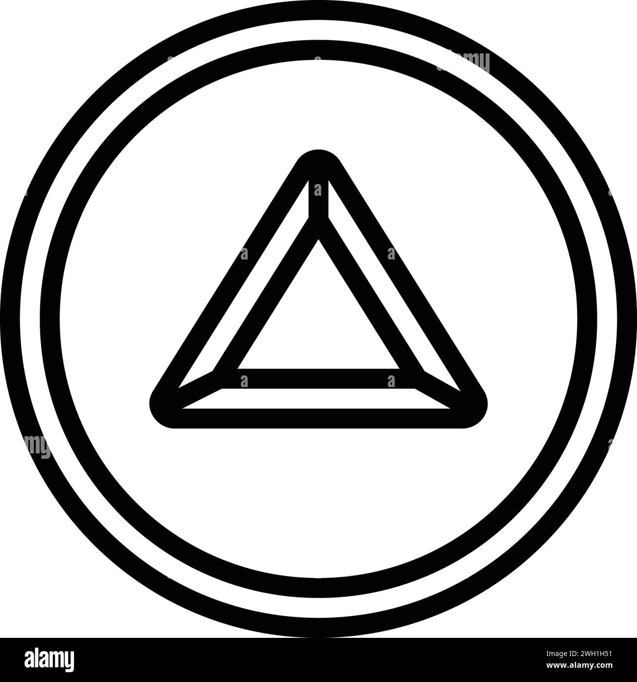 Triangular prism Black and White Stock Photos & Images - Alamy