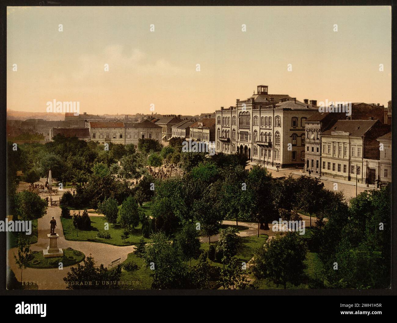 University, Belgrade, Servia [Serbia]. Photo shows the Kapetan Misino ...