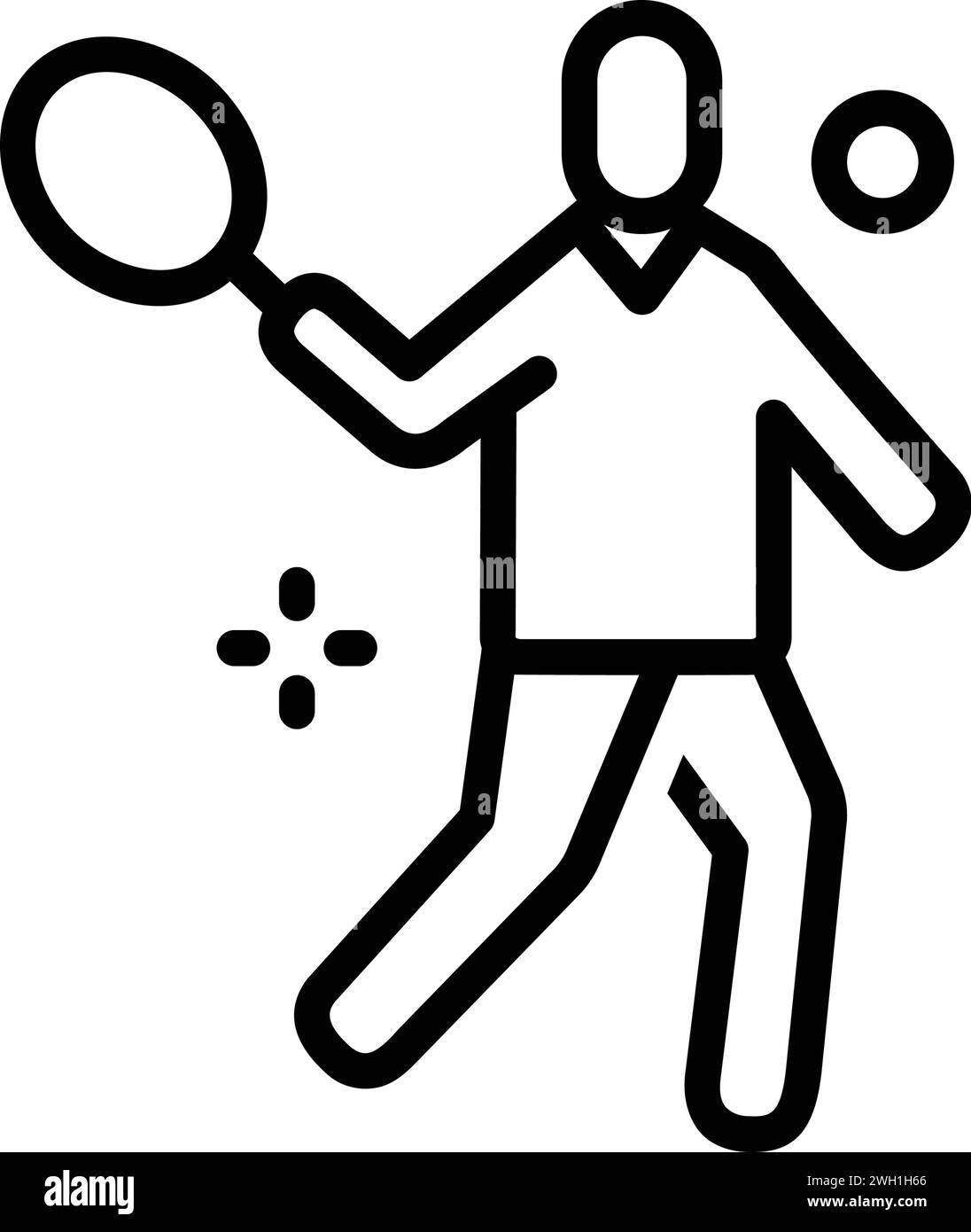 Icon for athletics,badminton Stock Vector Image & Art - Alamy