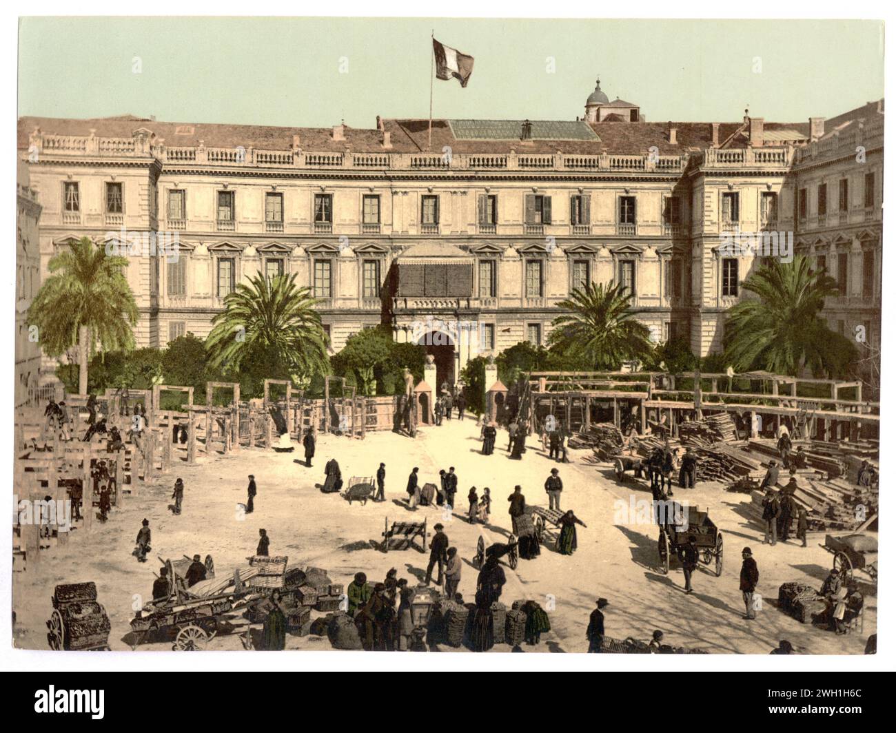 Palais de la Préfecture, Nice, France (Riviera). Photochrom prints ...