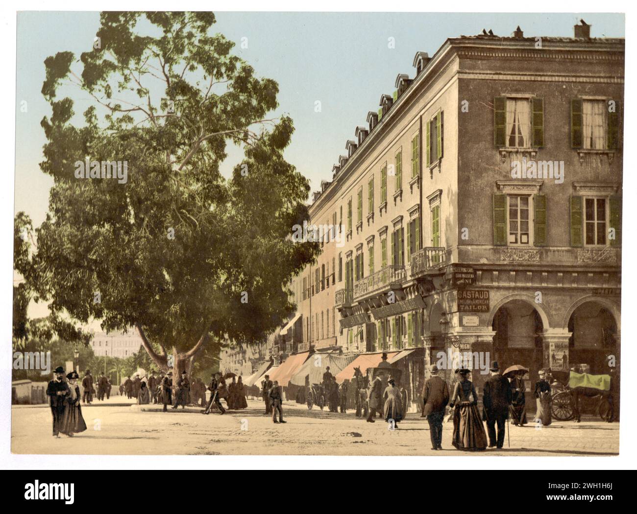 France street 1900 Cut Out Stock Images & Pictures - Alamy