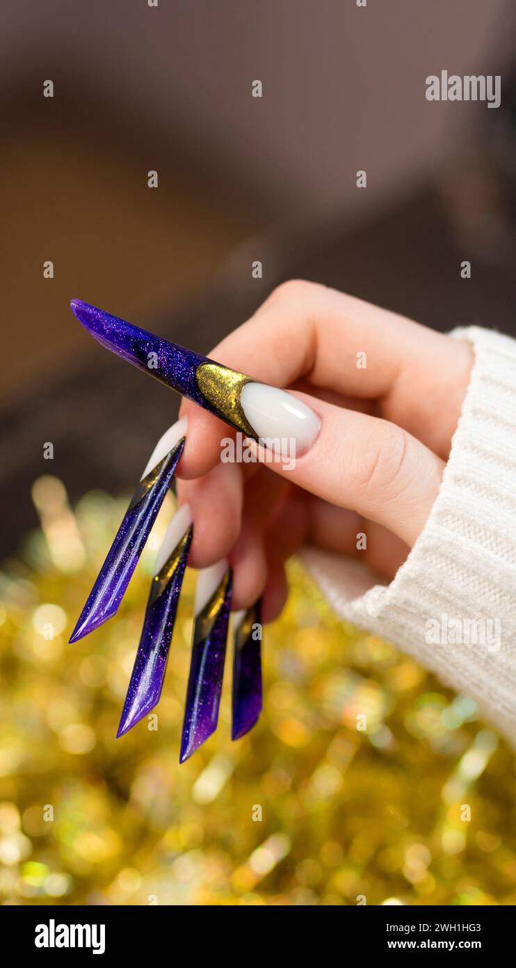 Deep nails hi-res stock photography and images - Alamy
