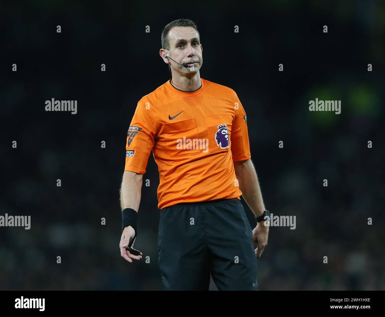 Referee, David Coote. - Tottenham Hotspur v Brentford, Premier League ...
