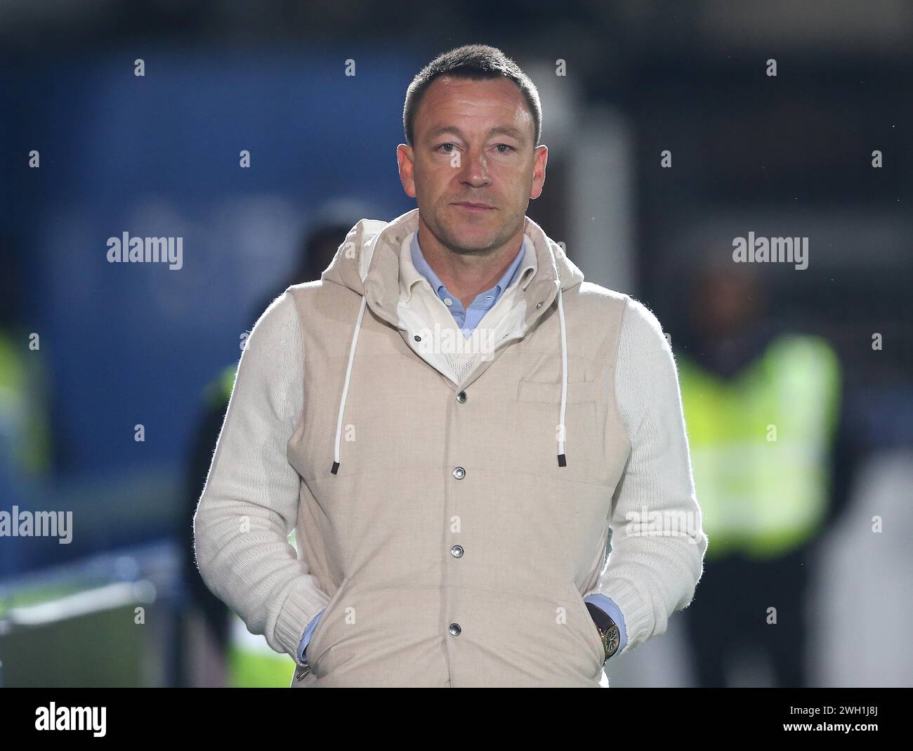 John Terry Former Chelsea player watches on. - Chelsea U21 v Leeds ...