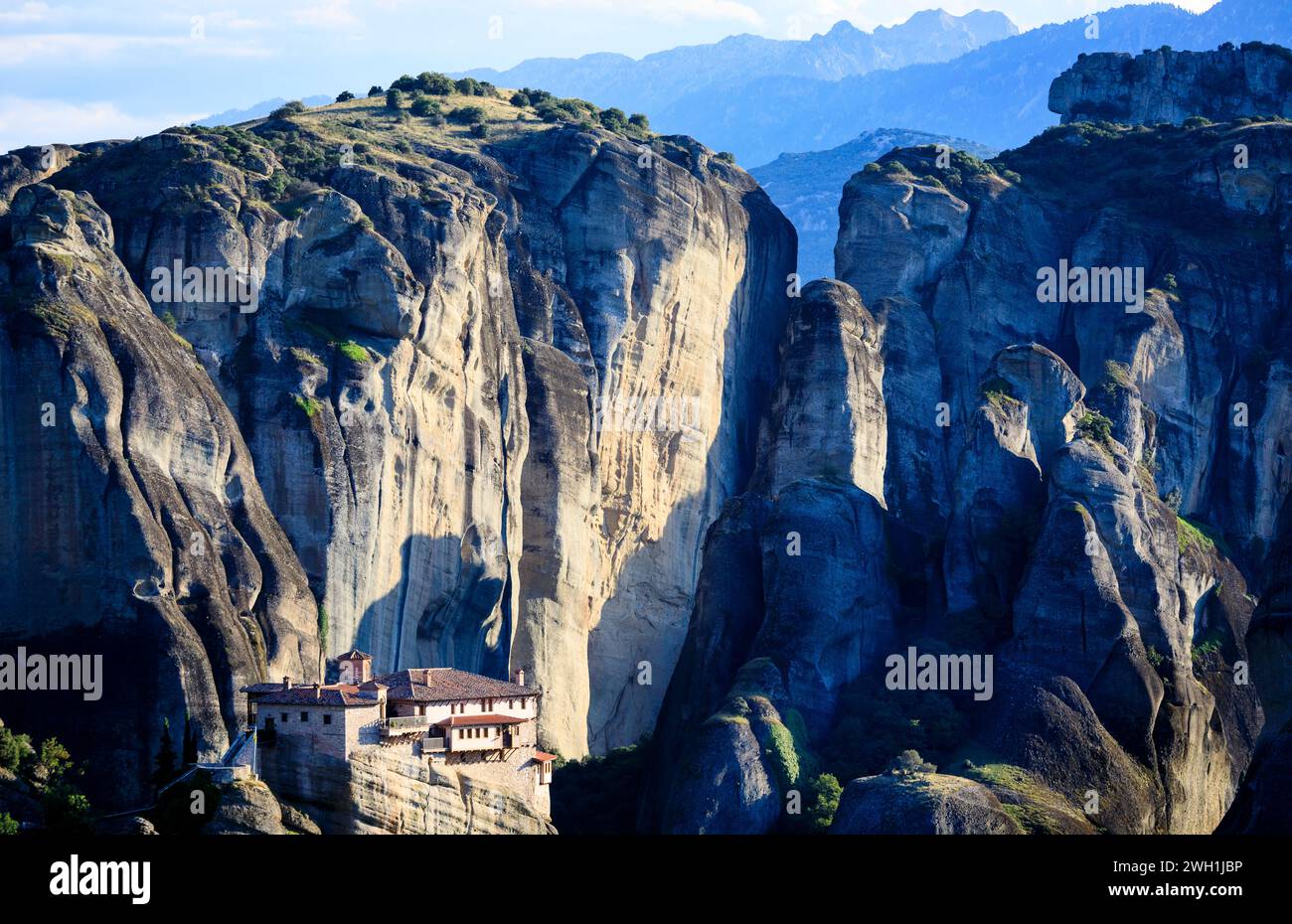Monastery roussanou hi-res stock photography and images - Alamy