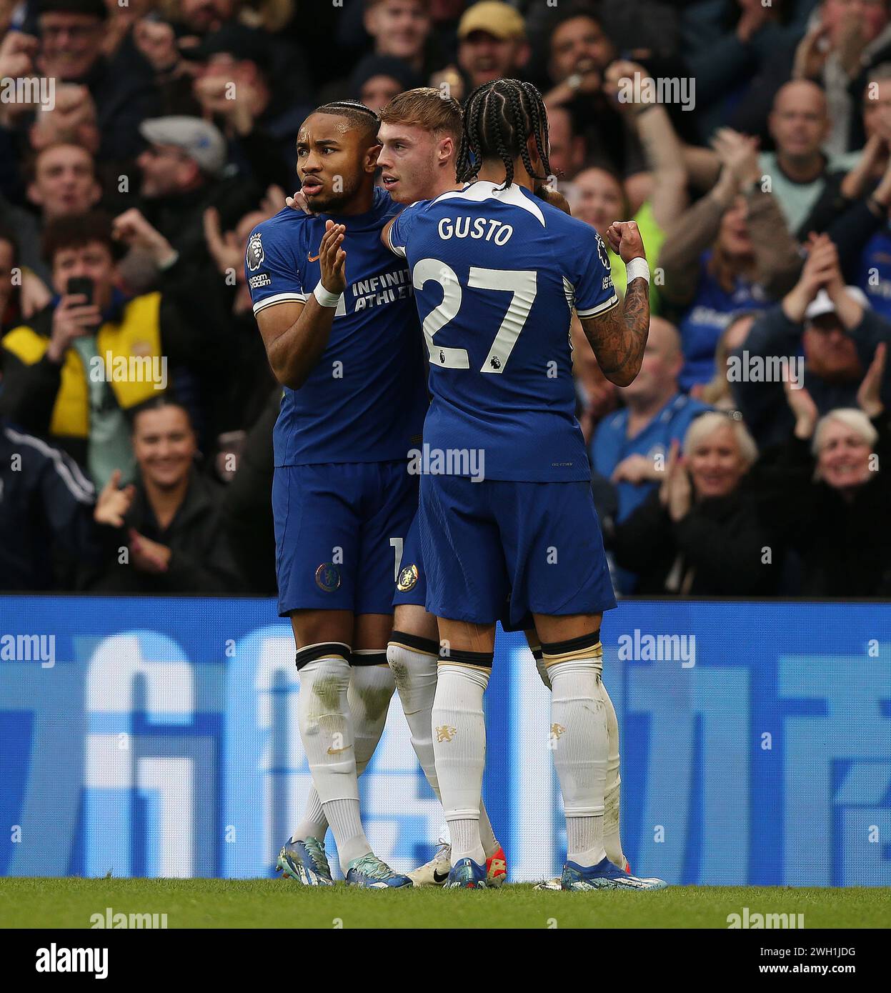 GOAL 1-0, Cole Palmer of Chelsea goal celebration. - Chelsea v ...