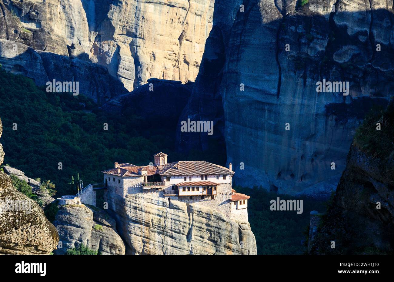 Monastery of Roussanou, Meteora, Greece Stock Photo - Alamy