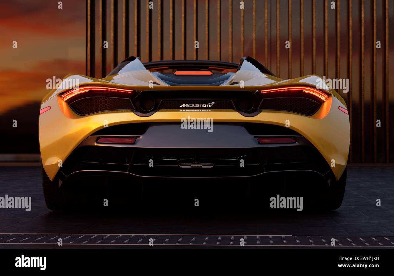 McLaren 720S Spider - Lighter, Stronger, Faster Stock Photo - Alamy