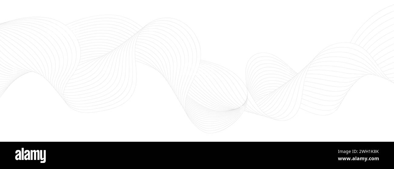 A pattern of smooth wavy lines. A template for creating a creative ...