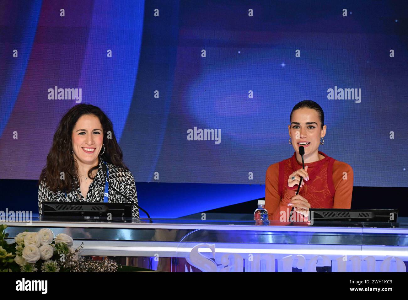 Sanremo, 74th Italian Song Festival. - Second day, Photocall Clara - in ...