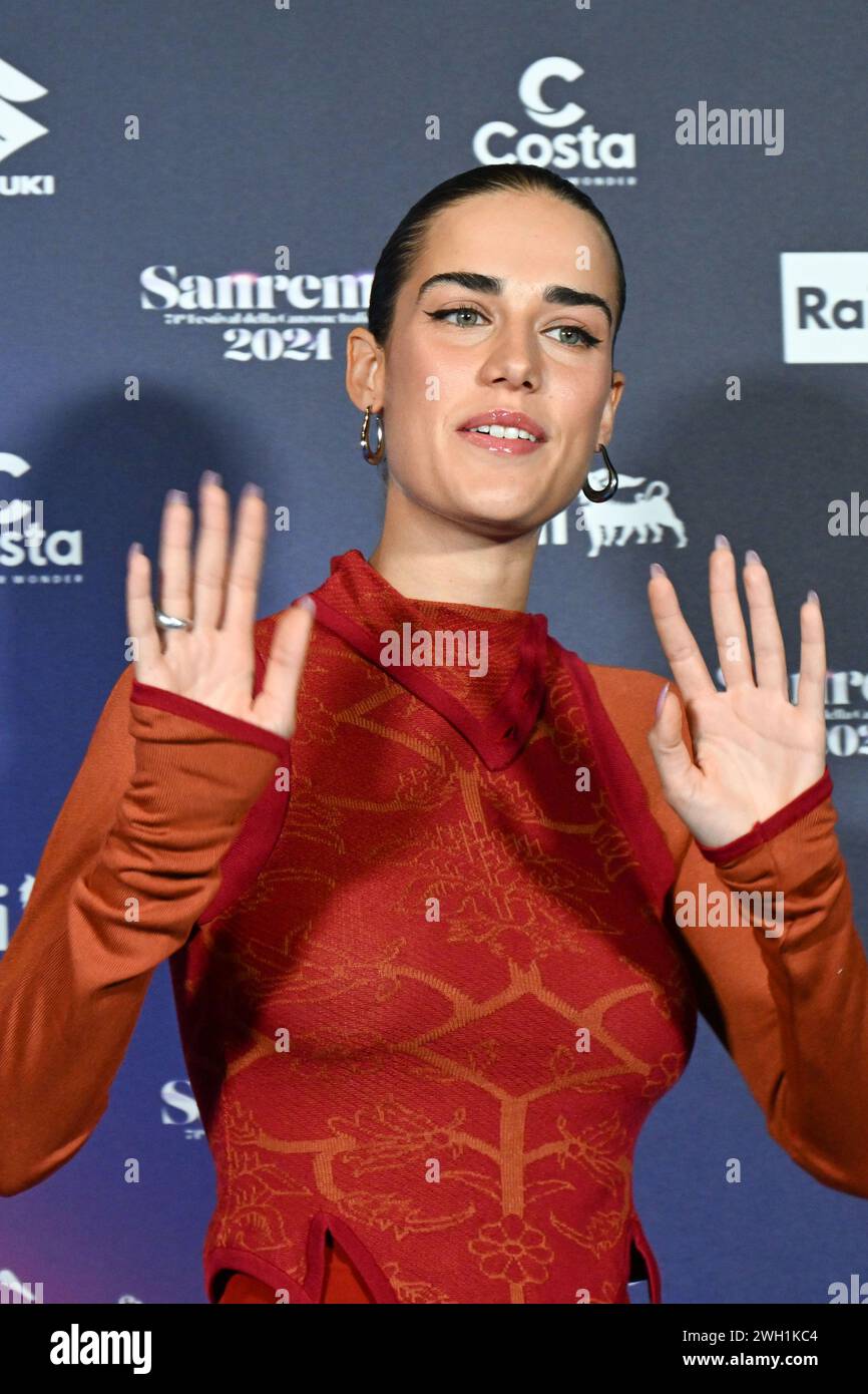 Sanremo, 74th Italian Song Festival. - Second day, Photocall Clara - in ...