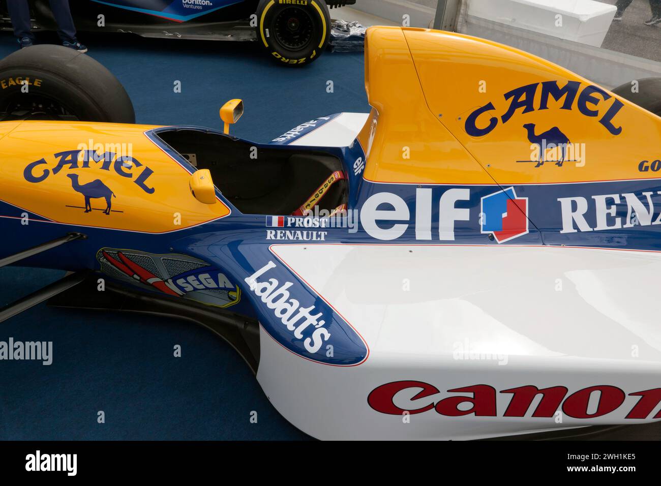 View of the Cockpit of Alan Prost's Championship Winning 1993 Williams ...