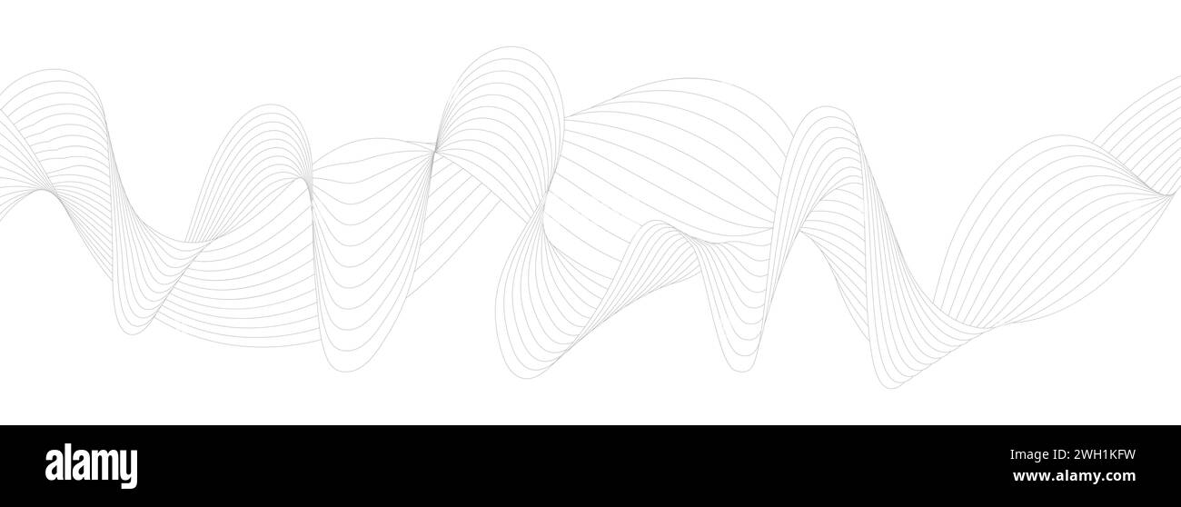 A pattern of smooth wavy lines. A template for creating a creative ...