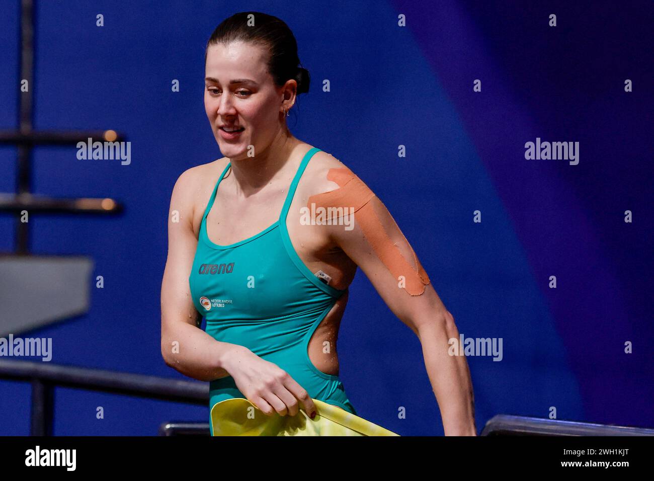DOHA, QATAR - FEBRUARY 7: Inge Jansen of the Netherlands competing in ...