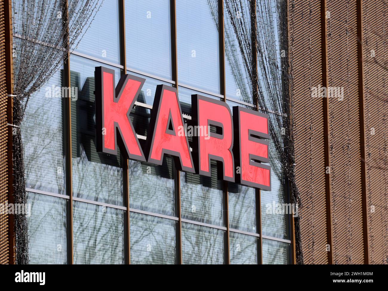 München, Bayern, Deutschland 06. Februar 2024: Hier der Blick auf das ...