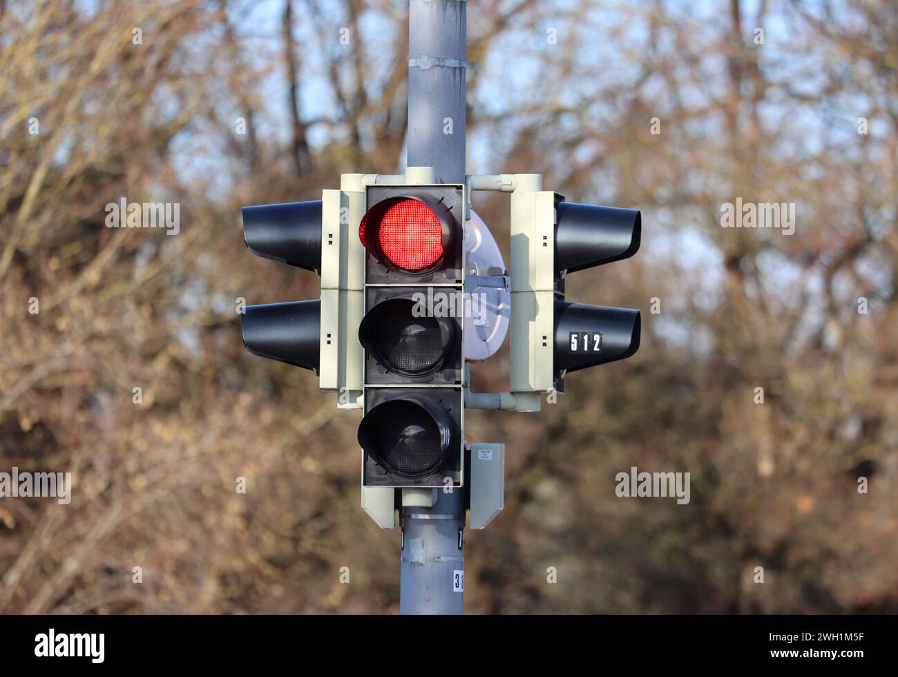 München, Bayern, Deutschland 06. Februar 2024: Hier der Blick auf eine ...