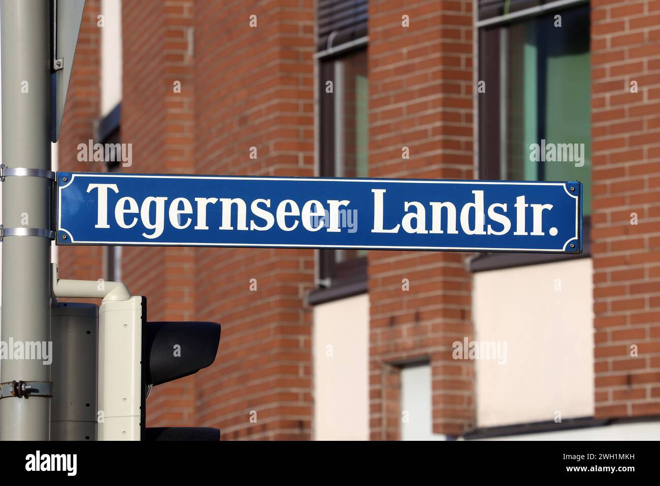 München, Bayern, Deutschland 06. Februar 2024: Hier der Blick auf das ...