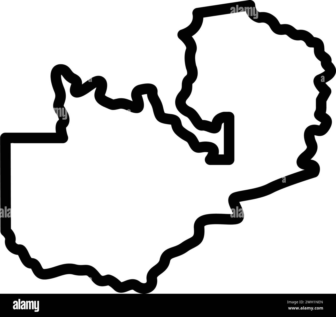 Zambia map Stock Vector Images - Alamy