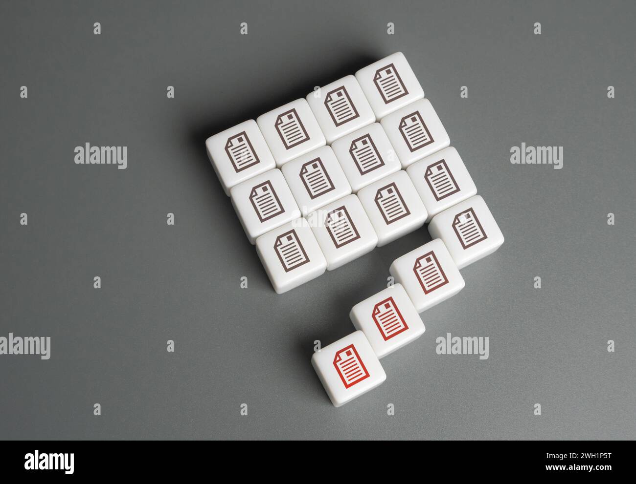 Reducing the list of documents. Reducing bureaucracy. Data leakage and ...