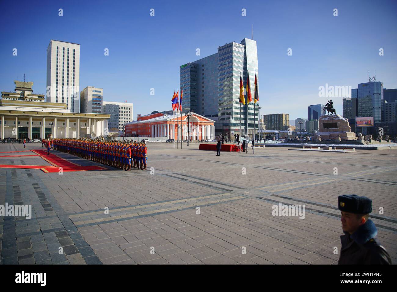 Ulaanbaatar, Mongolia. 7th Feb, 2024. German President Steinmeier ...