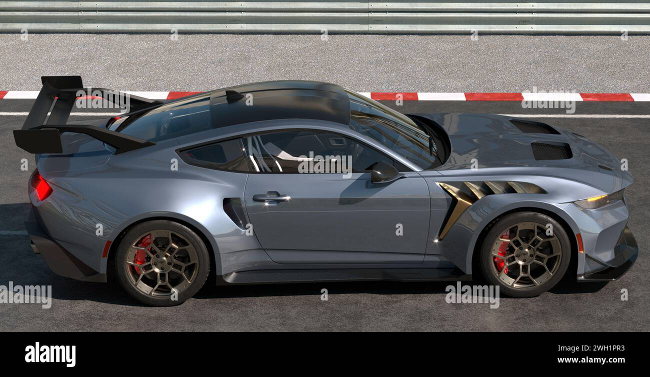 Ford Mustang GTD 2025-Street-legal, track-ready supercar Stock Photo - Alamy
