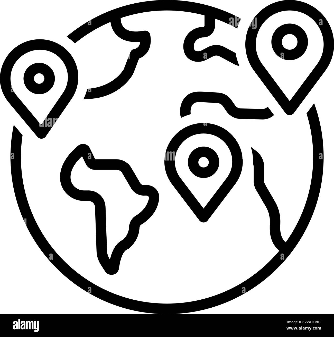 Icon for geographical,geological Stock Vector Image & Art - Alamy