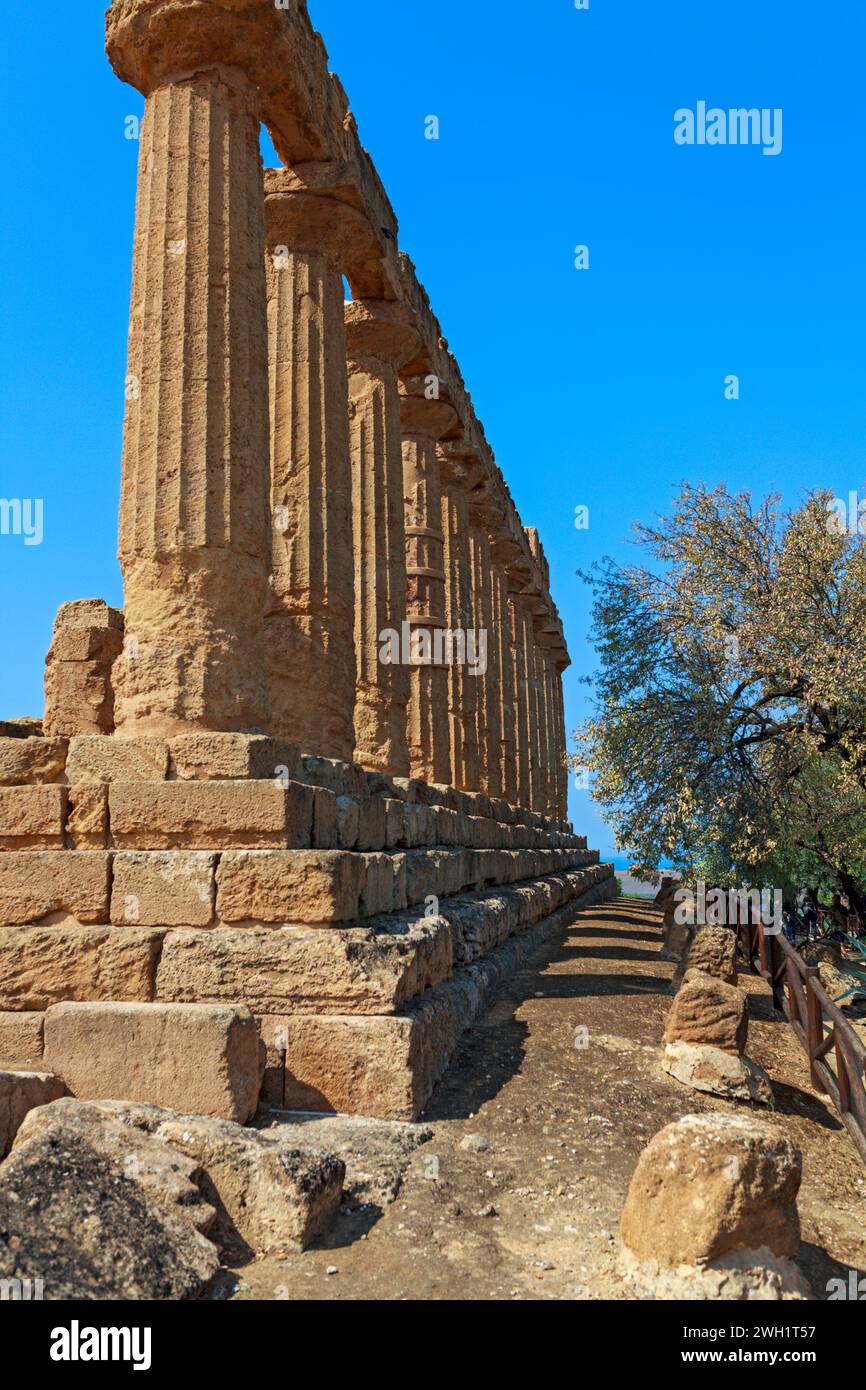 The Valley of the Temples, Agrigento in Sicily Stock Photo - Alamy