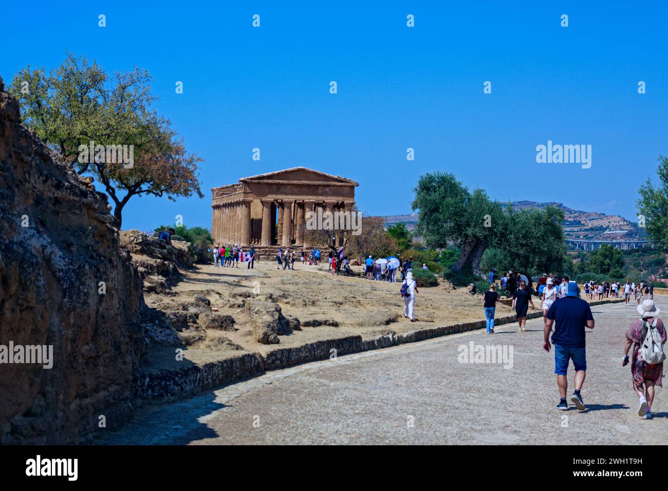 The Valley of the Temples, Agrigento in Sicily Stock Photo - Alamy