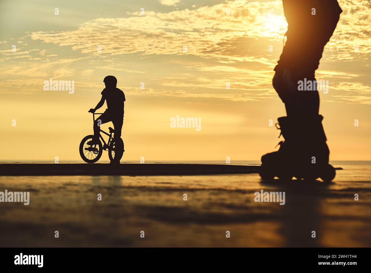 Slow motion young sportsman jumping hi-res stock photography and images ...