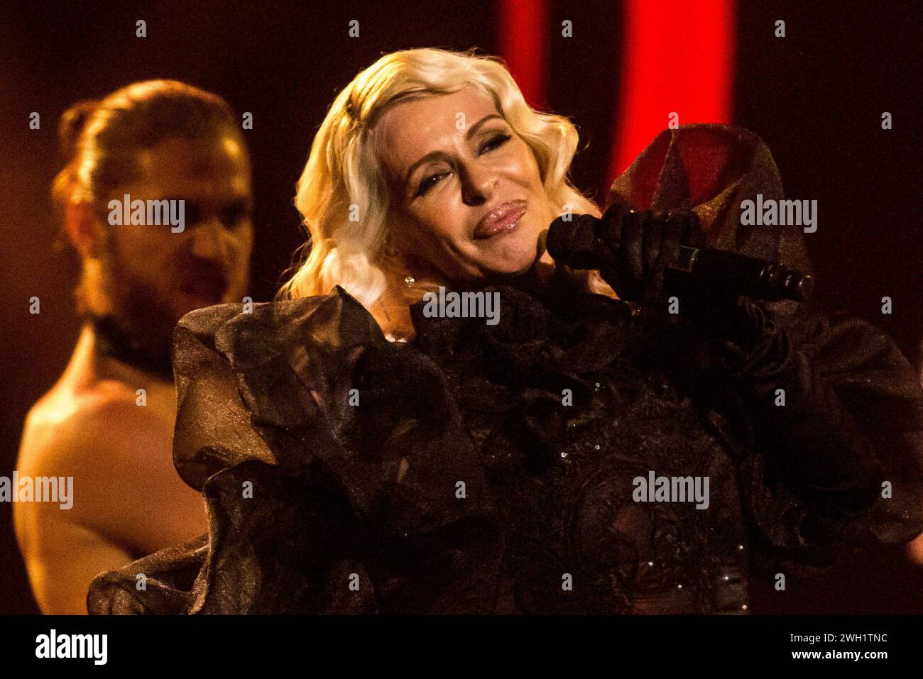 Nebulossa perform at the Benidorm Fest 2024 Eurovision gala final in ...