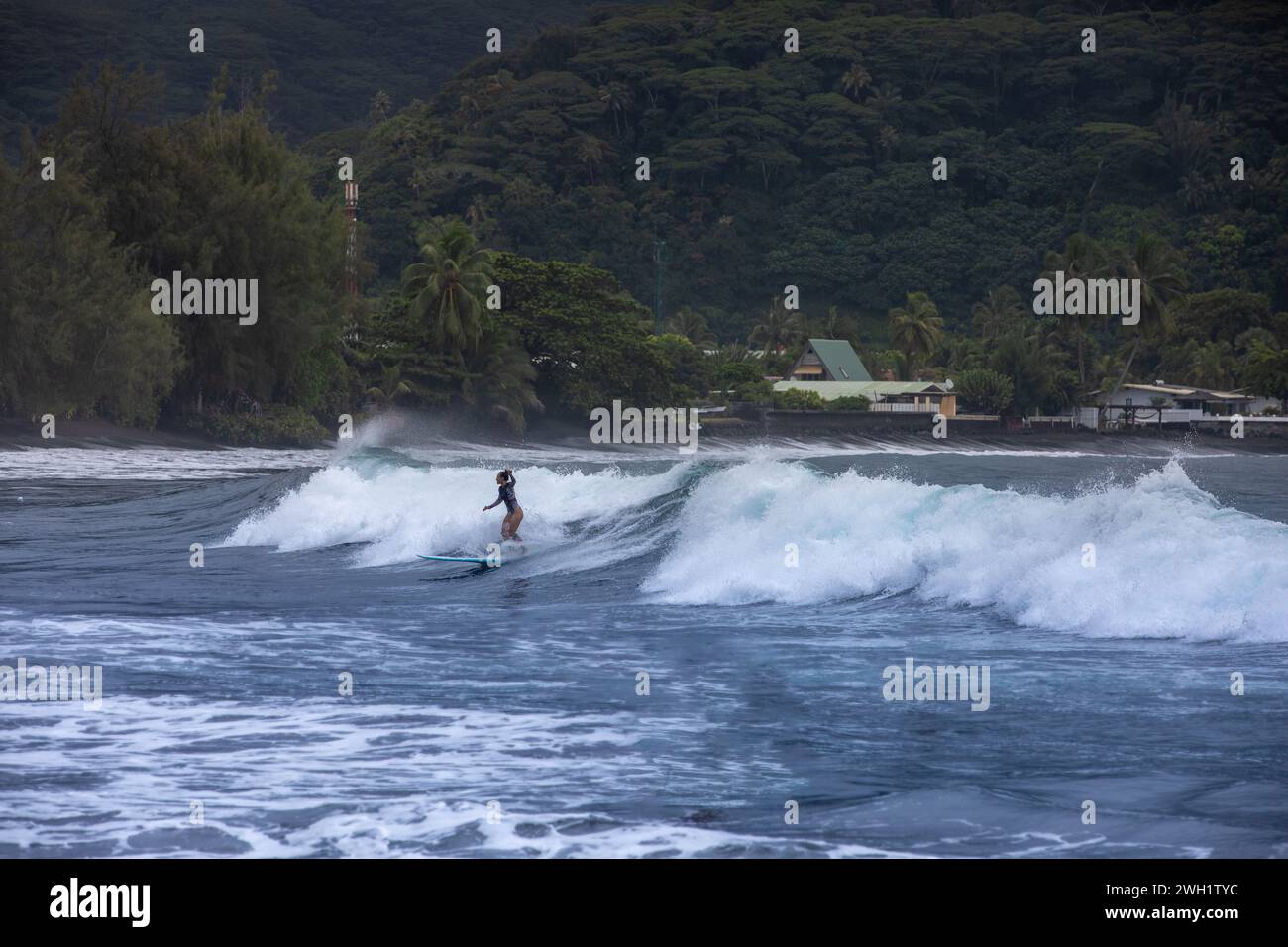 Girl surfing at Jupiter Point, Tahiti, French Polynesia Stock Photo - Alamy Girl surfing at Jupiter Point, Tahiti, French Polynesia Stock Photo - Alamy