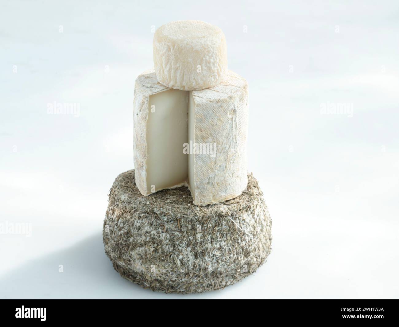 Various types of goat's cheese Stock Photo - Alamy