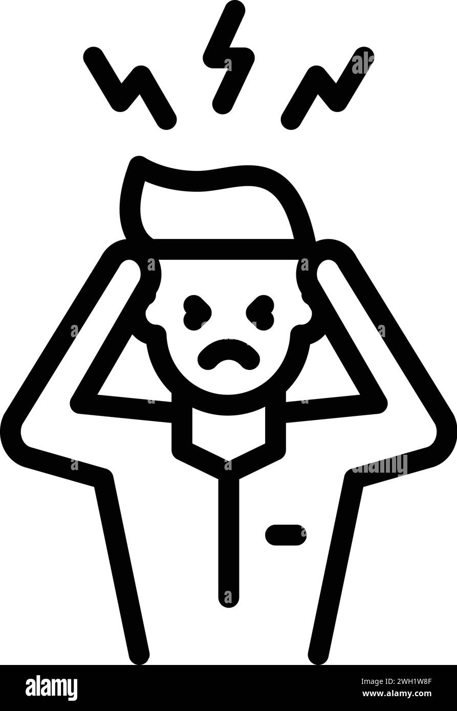 Icon for tension,stress Stock Vector Image & Art - Alamy