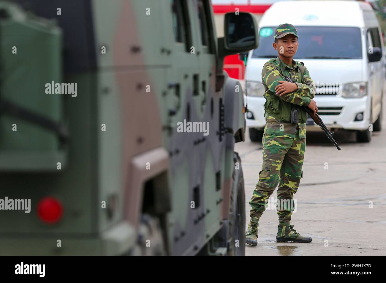 Lao soldier officer hi-res stock photography and images - Alamy