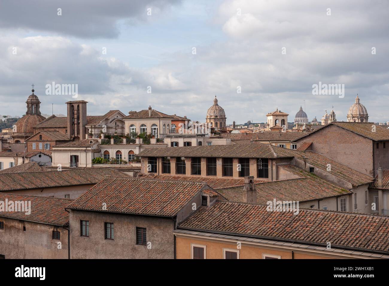February 046, 2024 - Rome, Italy: view of the city from Villa ...