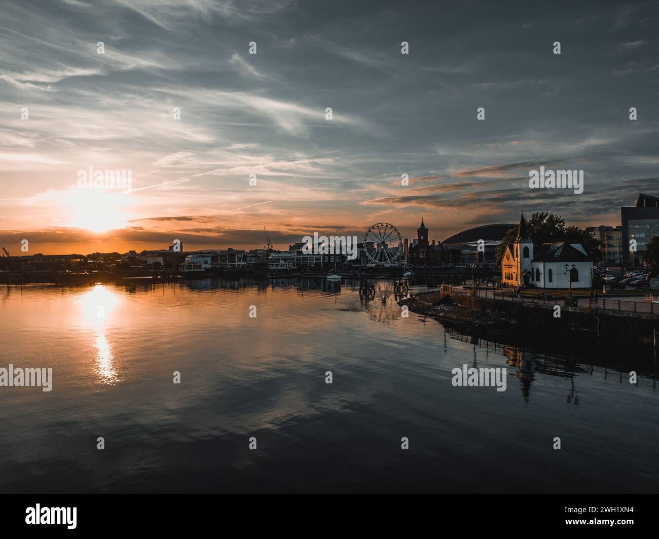 Millennium stadium cardiff aerial hi-res stock photography and images ...