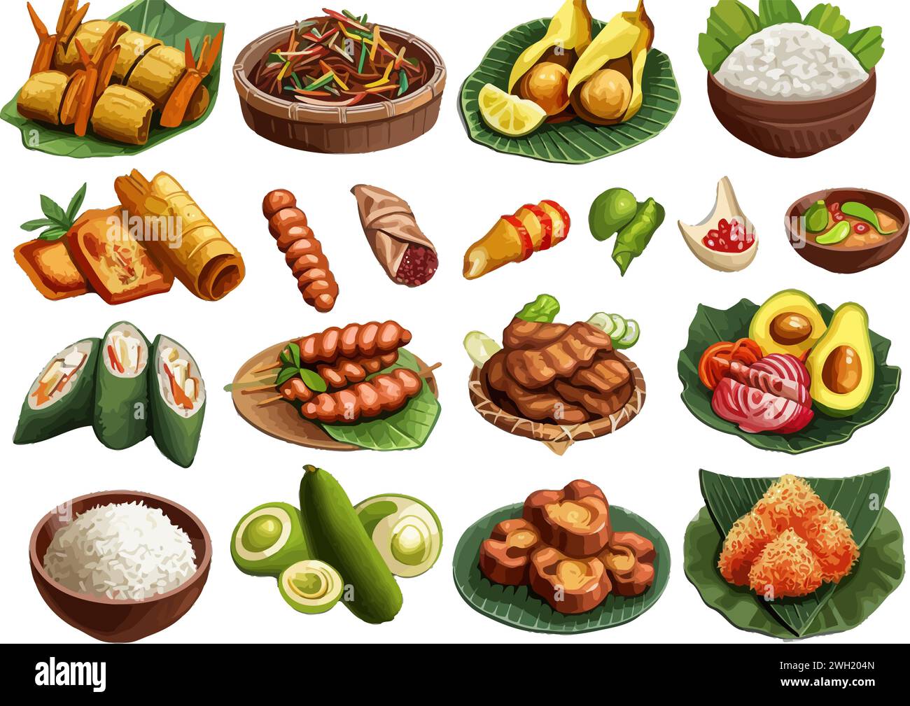 Traditional table setting Stock Vector Images - Alamy