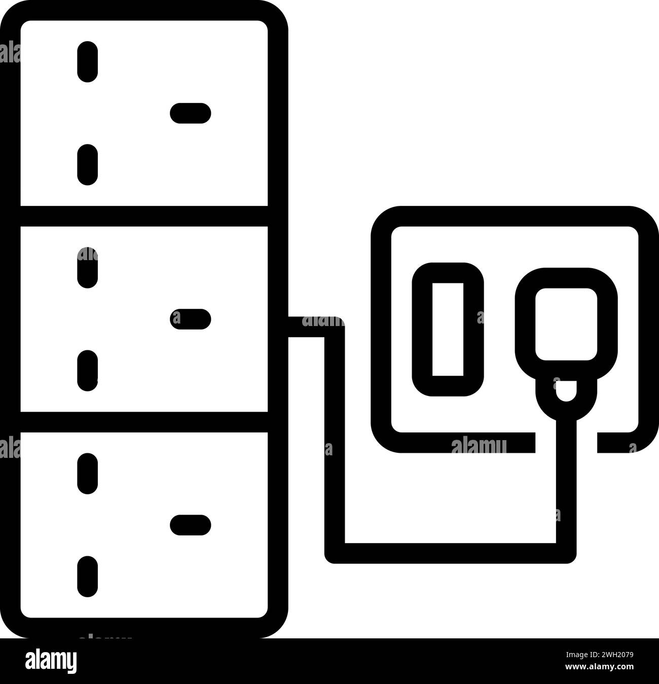Icon for connectors,joiner Stock Vector Image & Art - Alamy