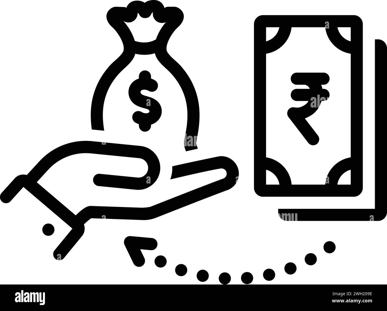 Reciprocity icon hi-res stock photography and images - Alamy