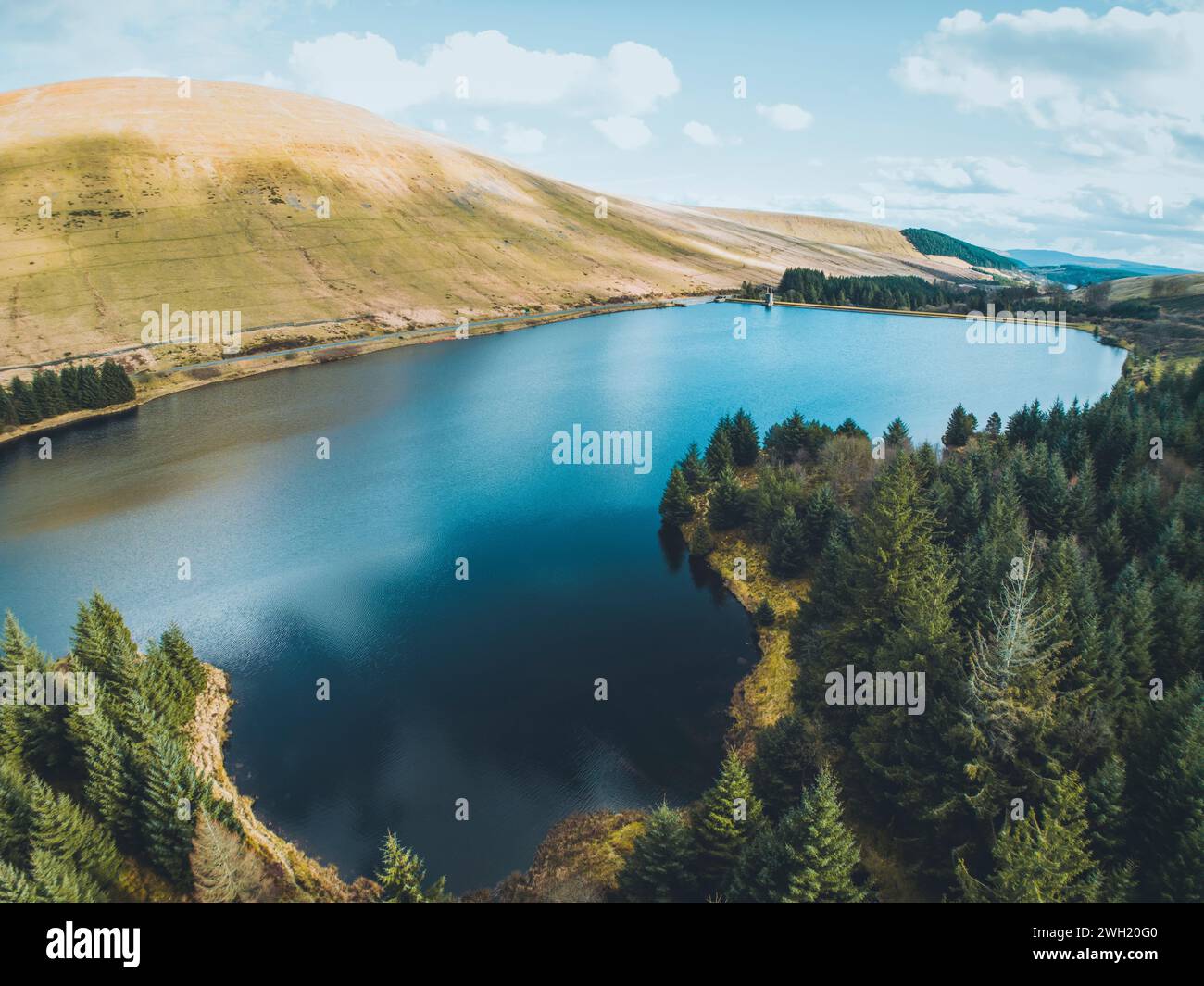 Beacons Reservoir, The Brecon Beacons Stock Photo - Alamy