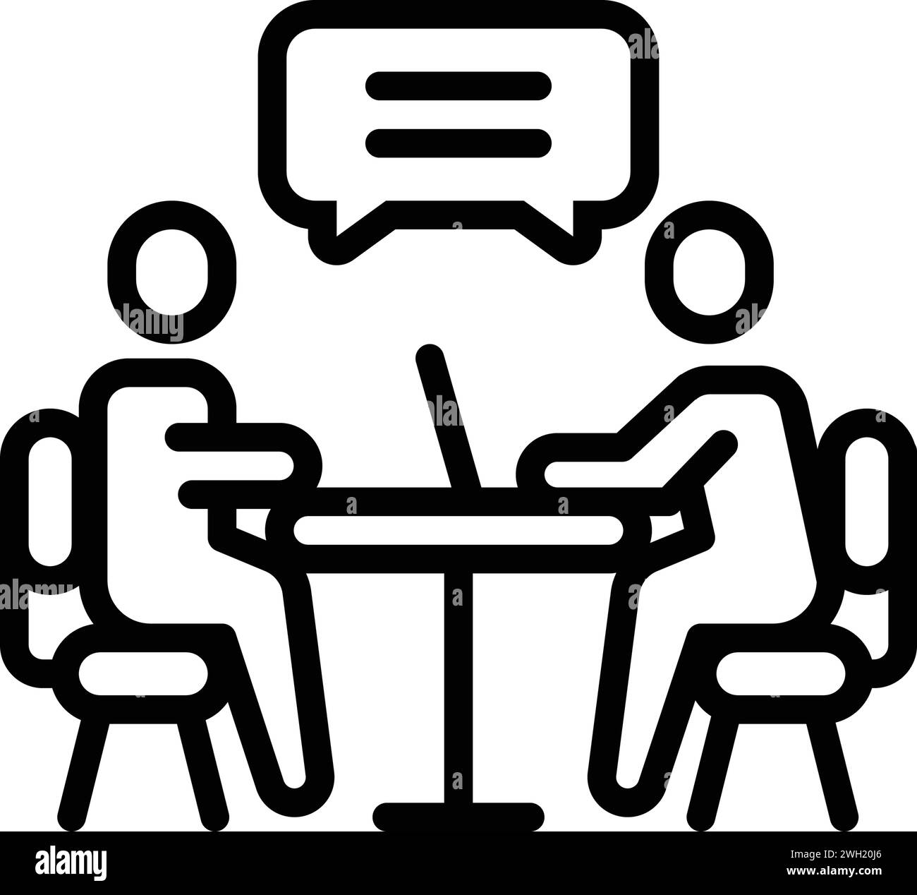 Icon for interview,meeting Stock Vector Image & Art - Alamy