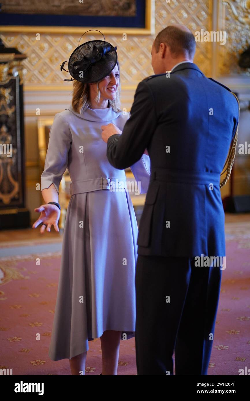 Mrs Ellen Convery (Ellen White), from Glossop, is made a Member of the ...