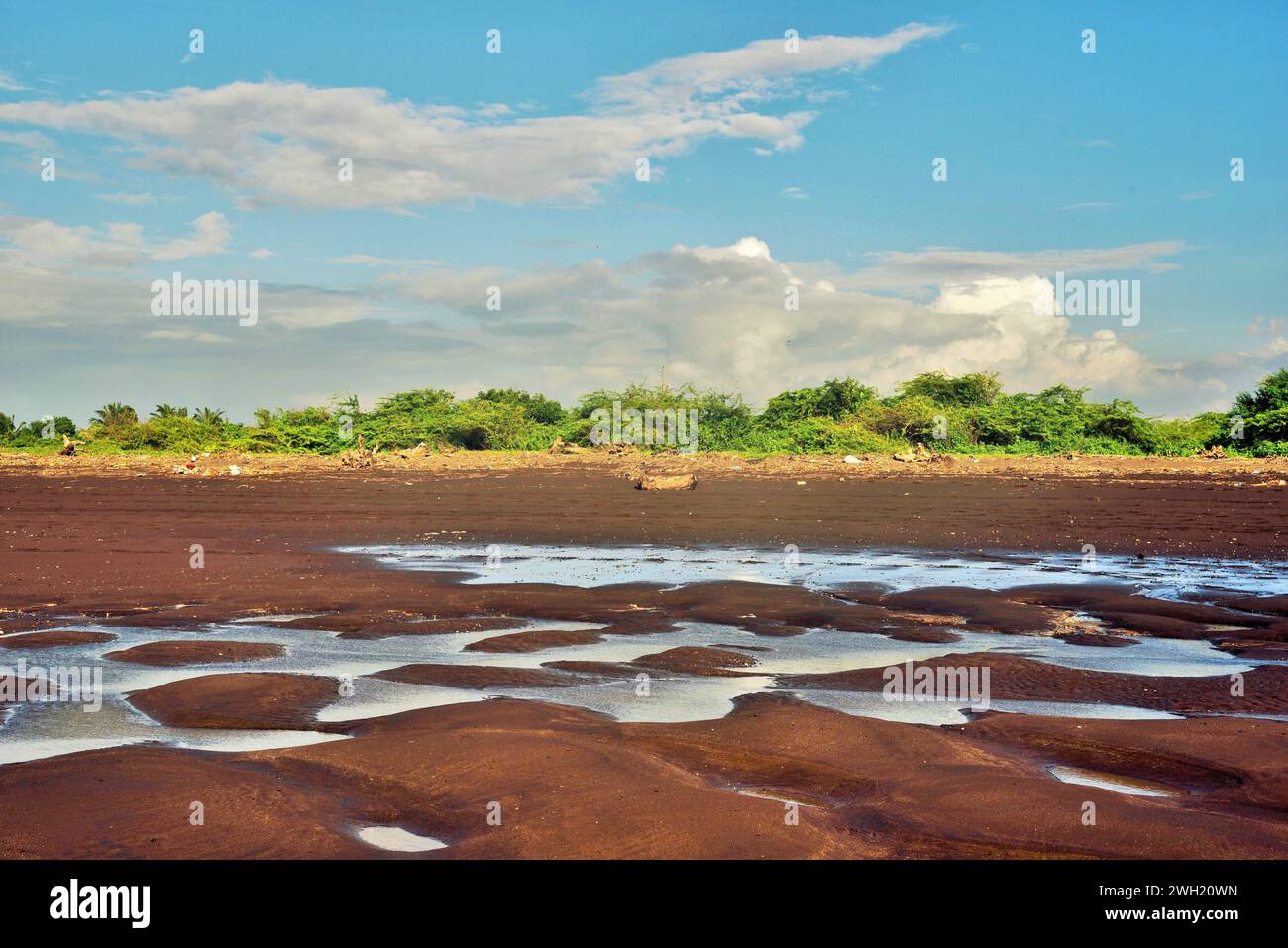 Sky and sea, Surwada beach, Tithal, Valsad, Gujarat, India, Asia Stock ...
