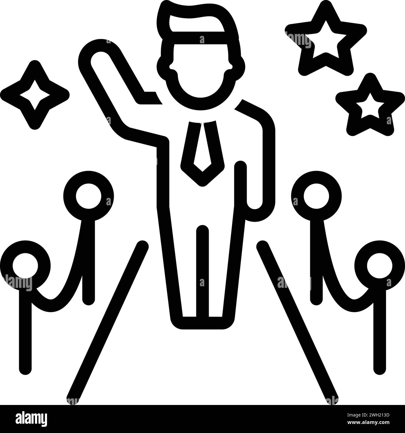 Icon celebrity figure Stock Vector Images - Alamy