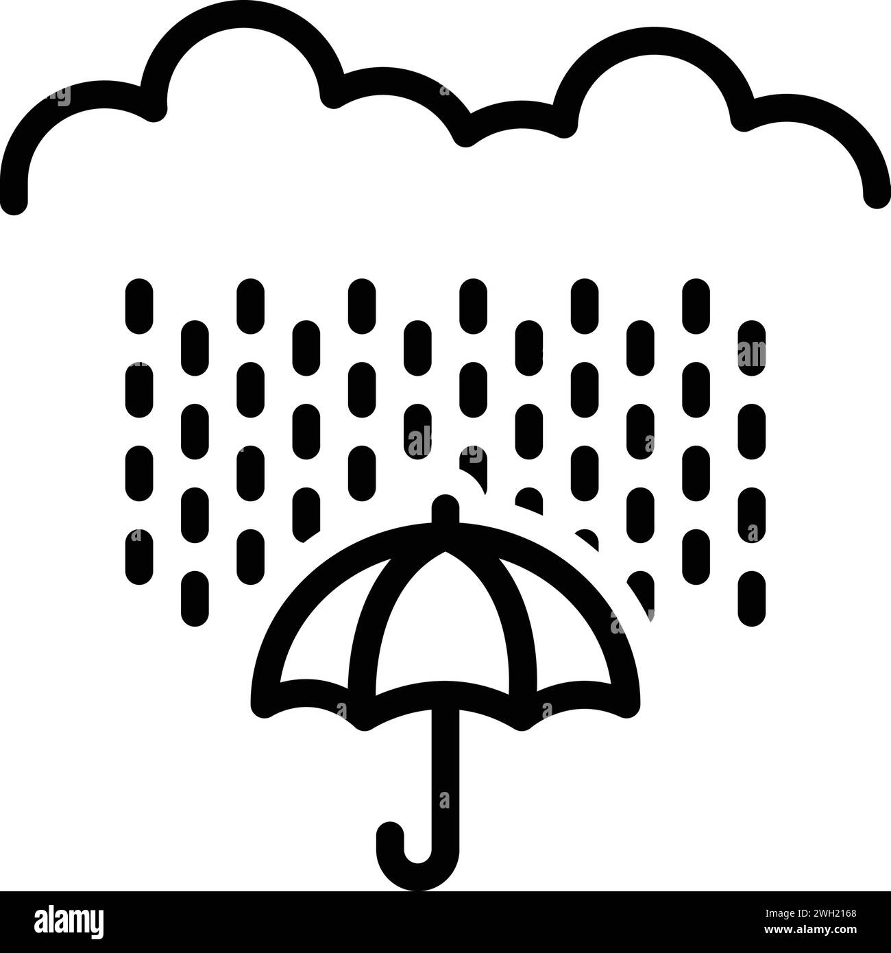 Icon for rain,rainfall Stock Vector Image & Art - Alamy