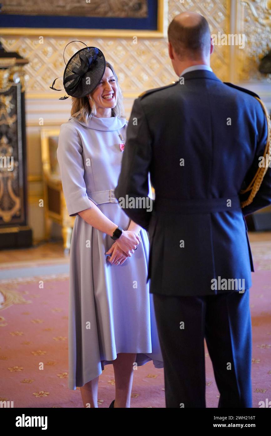 Mrs Ellen Convery (Ellen White), from Glossop, is made a Member of the ...
