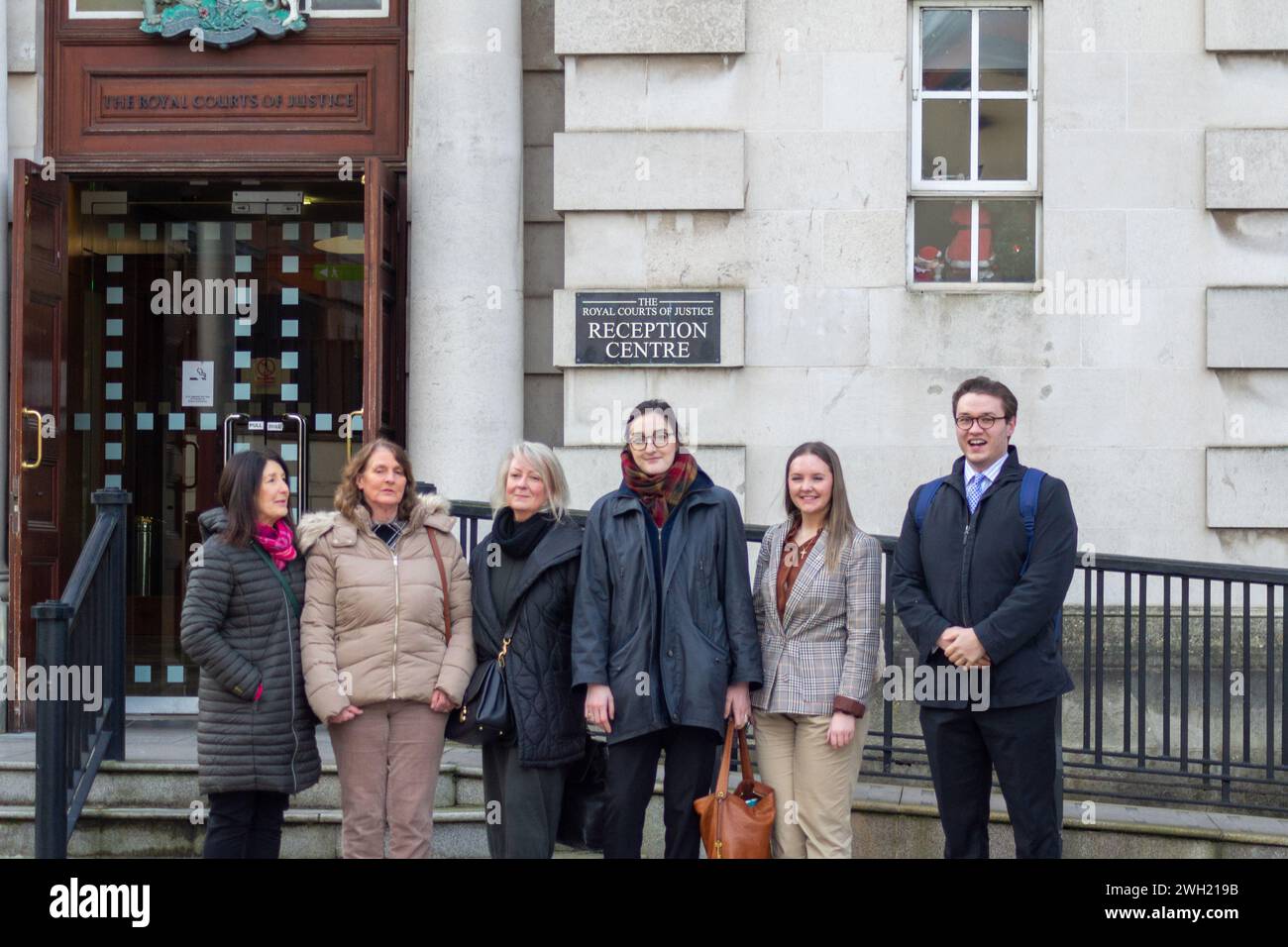 Belfast, United Kingdom, 07 02 2024, No Gas Caverns campaign group and ...