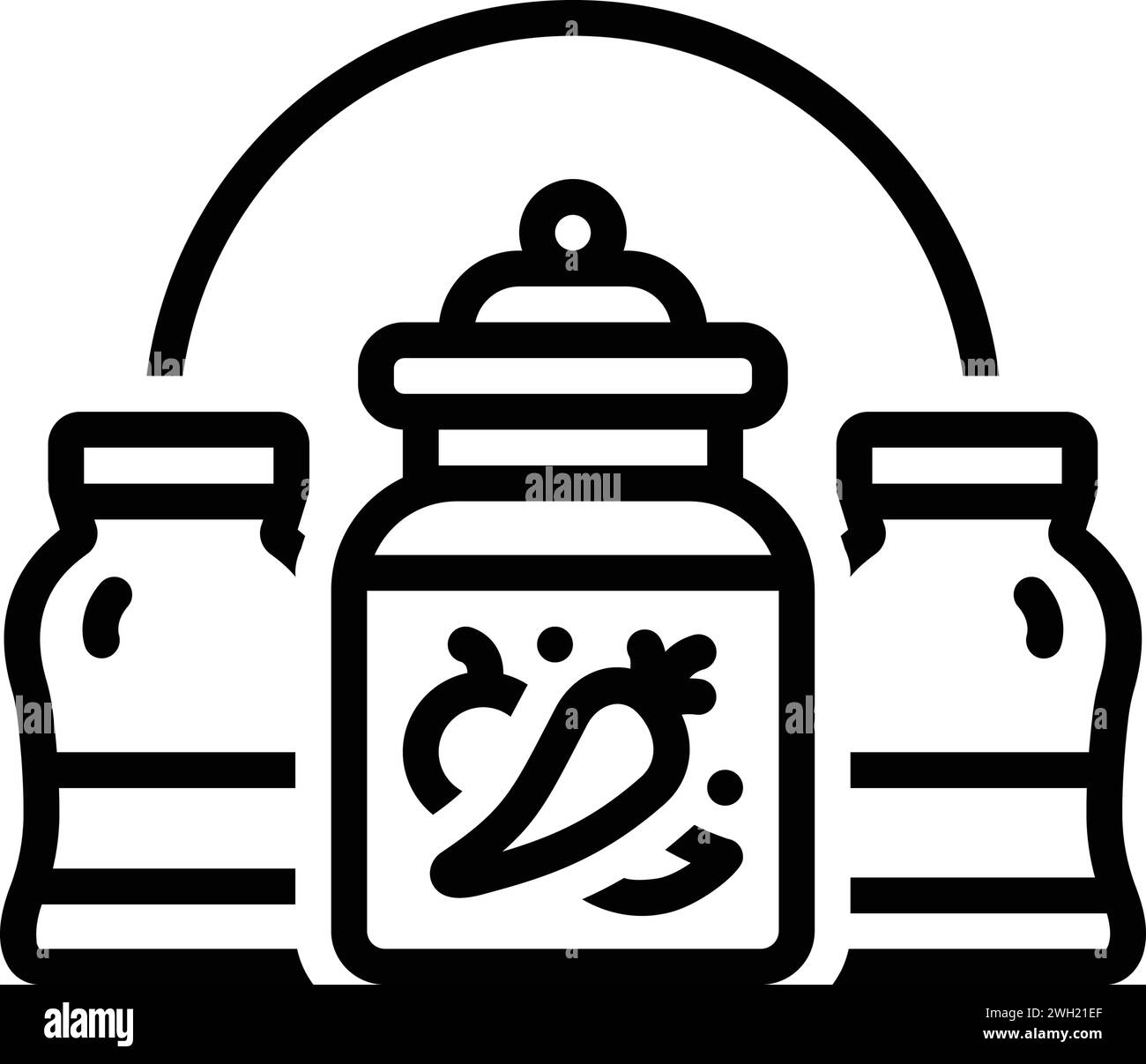 Icon for preservation,glass jar Stock Vector Image & Art - Alamy