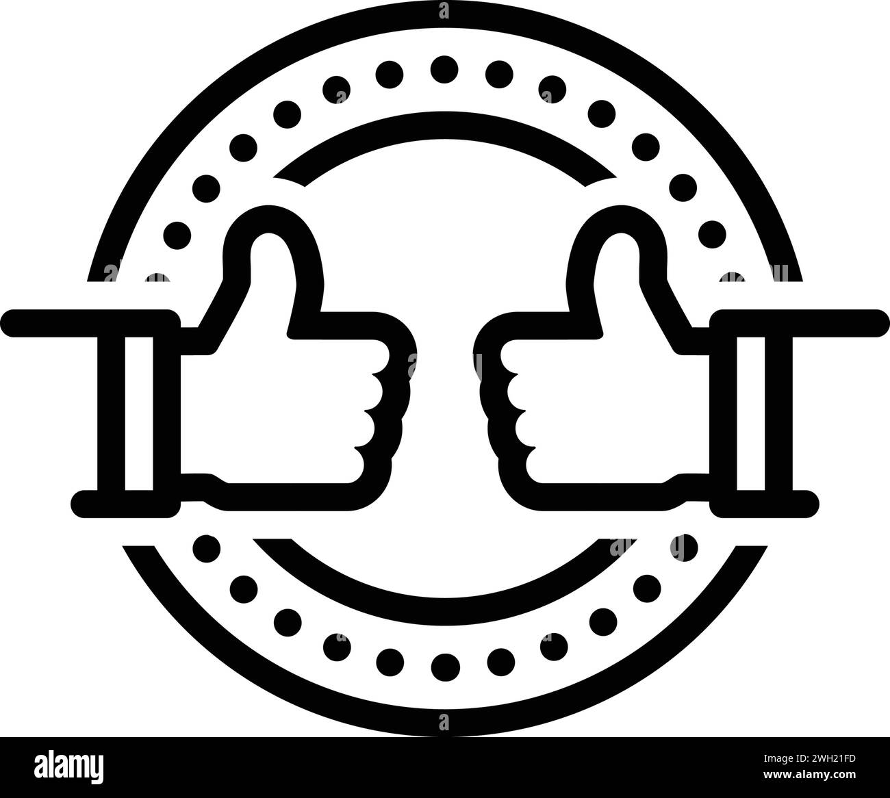 Icon for thumbs,thumbs up Stock Vector Image & Art - Alamy